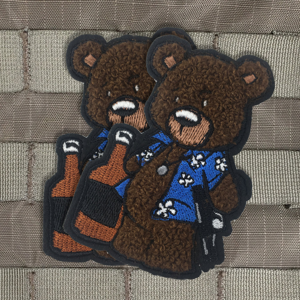 Creasy Bear Chenille Morale Patch | Violent Little Machine Shop