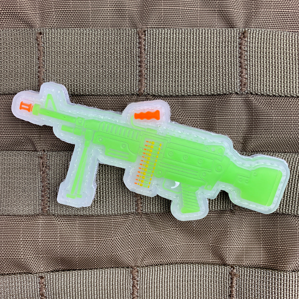 M249 "SAW" Machine Gun Emoji Morale Patch | Violent Little Machine Shop
