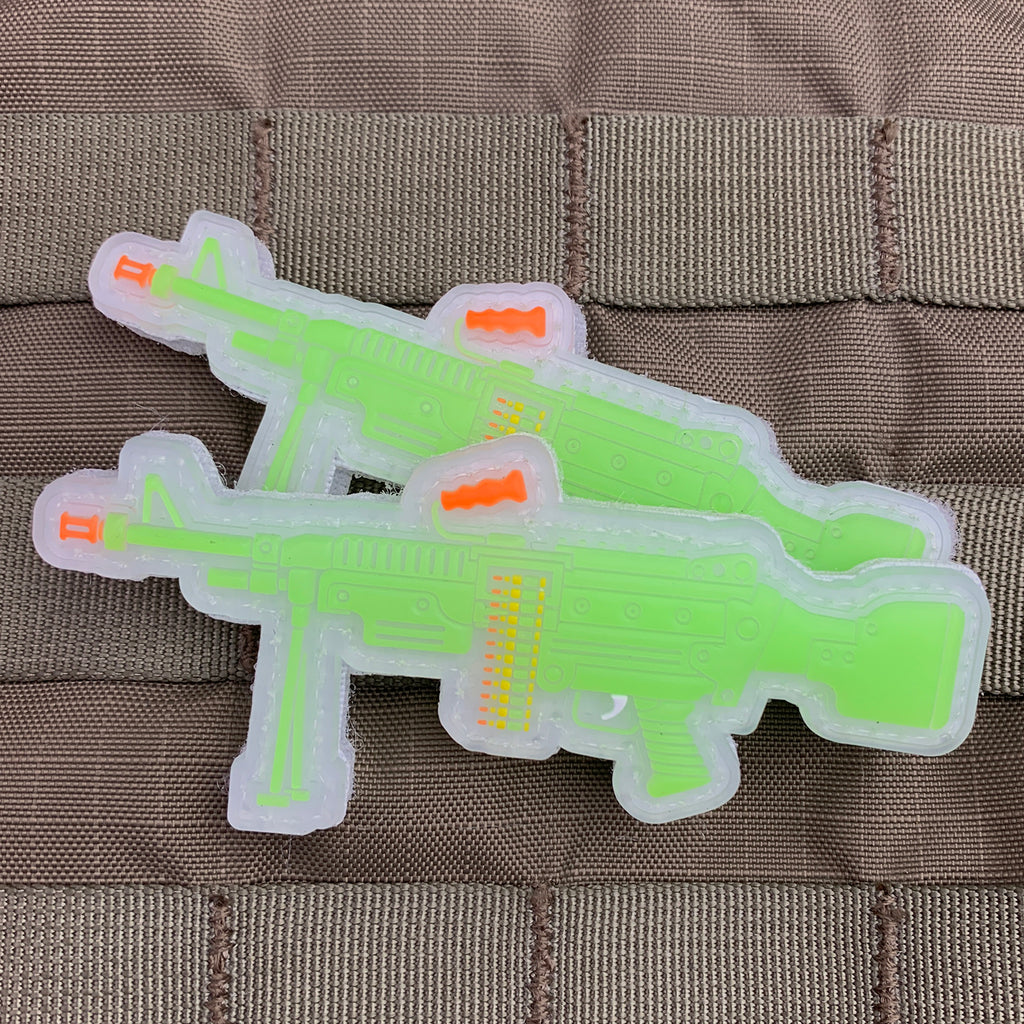 M249 "SAW" Machine Gun Emoji Morale Patch | Violent Little Machine Shop