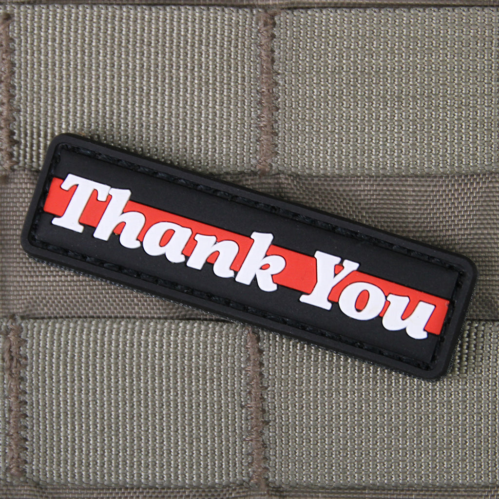 "Thank You Thin Red Line" Morale Patch | Violent Little Machine Shop